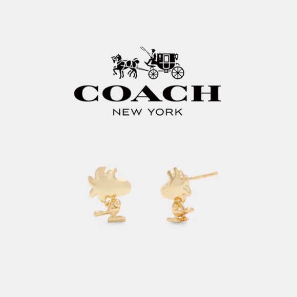 Coach | Jewelry | Nwt Coach X Peanuts Woodstock Stud Earrings Set ...